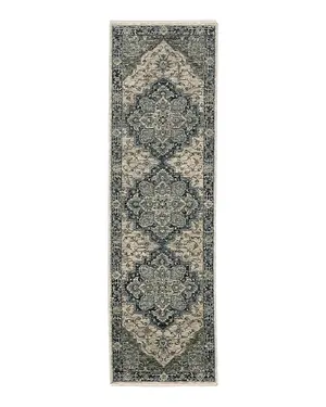 ORIENTAL WEAVERS Aberdeen 051g1 Runner Area Rug, 2'3 X 7'6 - Blue