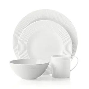 Kate Spade New York Wickford 4 Piece Place Setting - White