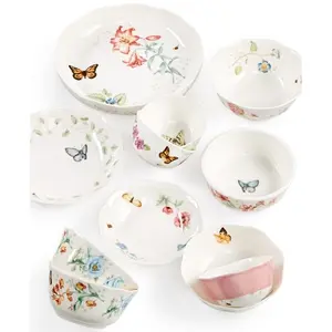 LENOX Butterfly Meadow Low Serve Bowl