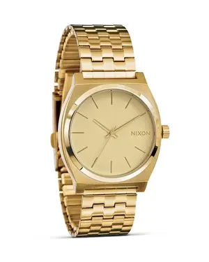 Nixon Time Teller Watch 37mm - Gold