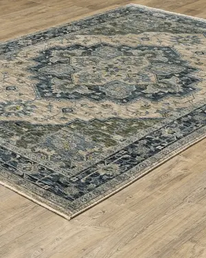 ORIENTAL WEAVERS Aberdeen 051g1 Area Rug, 7'10 X 10'10 - Blue
