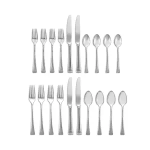 LENOX Federal Platinum 20-piece Flatware Set - Metallic