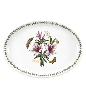 PORTMEIRION Botanic Garden Azalea Platter - White