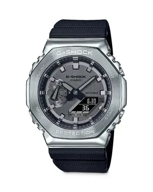 G-Shock Octagonal Watch - Silver/black