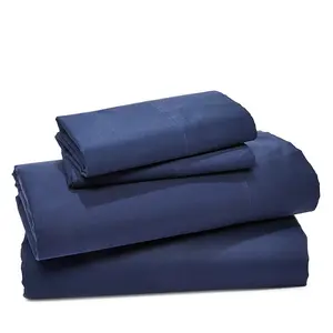 SKY 500tc Sateen Wrinkle-resistant Sheet Set, Full Exclusive - Navy