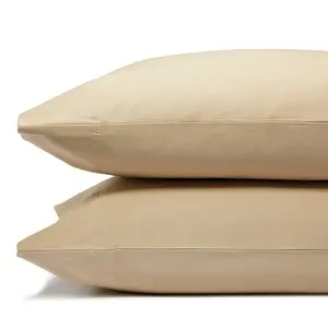 SKY 500tc Wrinkle Resistant Sateen Standard Pillowcases, Pair Exclusive - Safari Tan