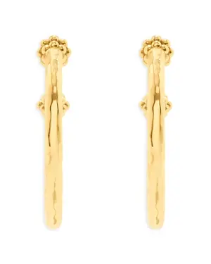 CAPUCINE DE WULF Berry Medium Hoop Earrings - Gold