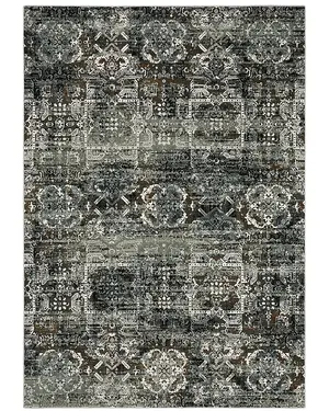 ORIENTAL WEAVERS Gemini 2060v Area Rug, 6'7 X 9'6 - Charcoal