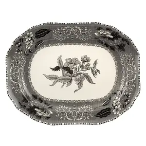 SPODE Heritage Medium Oval Platter - Black