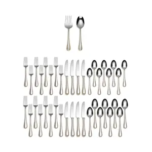 HUDSON PARK COLLECTION Calista Partial Gold 42-piece Everyday Flatware Set Exclusive