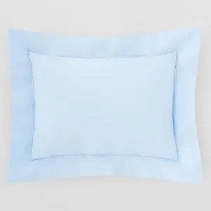 ANNE DE SOLENE Vexin Boudoir Sham - Azur Blue