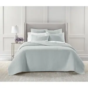 SKY Pickstitch Coverlet Set, Full/queen Exclusive - Reflection Gray