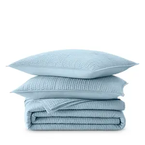 SKY Pickstitch Coverlet Set, Twin - Exclusive Stormy Mist