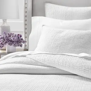 SKY Pickstitch Coverlet Set, Twin Exclusive - White
