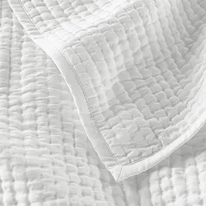 SKY Pickstitch Coverlet Set, Twin Exclusive - White