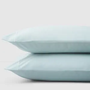 ANNE DE SOLENE Vexin King Pillowcases, Pair - Cumulus