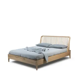 ETHNICRAFT Spindle Queen Bed