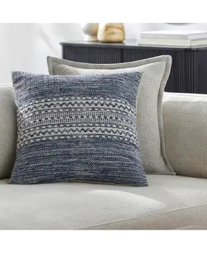 Livabliss Ethan Decorative Pillow - Navy