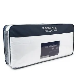 HUDSON PARK COLLECTION My Primaloft Asthma & Allergy Friendly Firm Down Alternative Pillow, King Exclusive - White