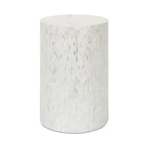 Livabliss Iridescent End Table - Ivory