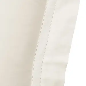 Frette Essentials Doppio Ajour Euro Sham - Milk