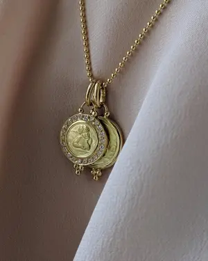 Temple St. Clair 18k Yellow 18" Ball Chain