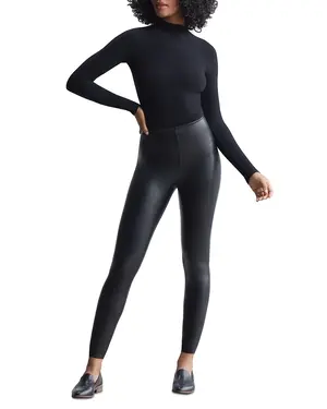 Commando Ballet Mockneck Long Sleeve Thong Bodysuit