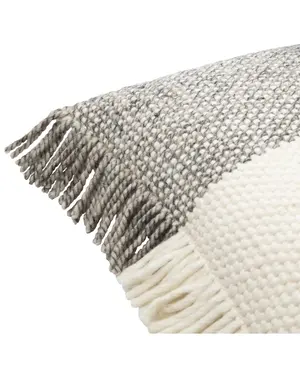 SURYA Faroe Ii Decorative Pillow - Cream/gray