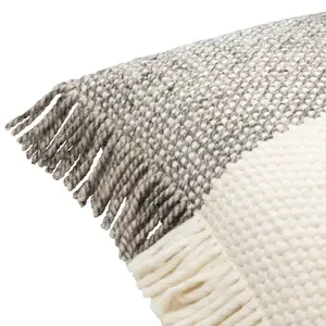 SURYA Faroe Ii Decorative Pillow - Cream/gray
