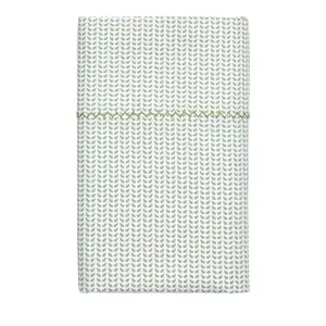 JOHN ROBSHAW Cinde Print Cotton Sheet Set, Twin - Sage