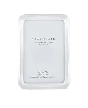 ARGENTO SC Modern Frame, 4 X 6 - Sterling Silver