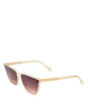 Rickie Freeman For Teri Jon Sunglasses - Tan/brown Gradient