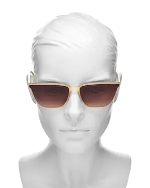 Rickie Freeman For Teri Jon Sunglasses - Tan/brown Gradient