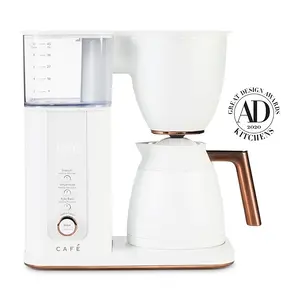 GE APPLIANCES Cafe Specialty Drip Coffee Maker With Thermal Carafe - Matte White
