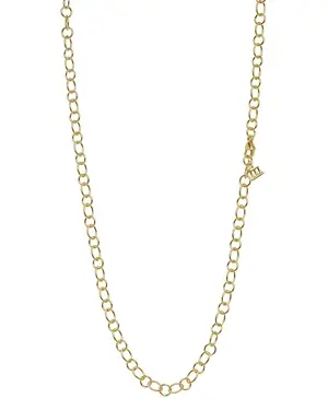 Temple St. Clair 18k Yellow 18" Ribbon Chain Necklace - Gold