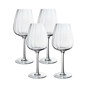 VILLEROY & BOCH Rose Garden Red Wine Glass, Set Of 4 - Clear
