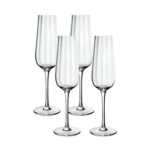VILLEROY & BOCH Rose Garden Flute, Set Of 4 - Clear
