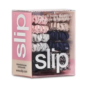 Slip Pure Silk Minnie Scrunchies Set Of 12 - Classic