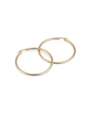 Roberto Coin 18k Yellow Hoop Earrings