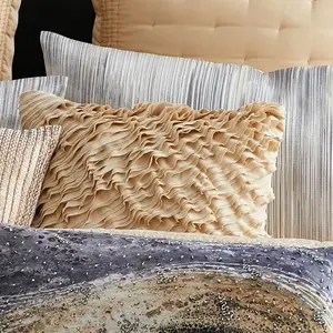 Donna Karan New York Ruffle Decorative Pillow, 18 X 18