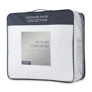 HUDSON PARK COLLECTION My Flair Asthma & Allergy Friendly Down Comforter, Medium/heavy Queen Exclusive - White