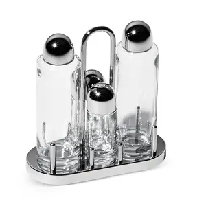 ALESSI Ettore Sottsass 4-piece Condiment Set