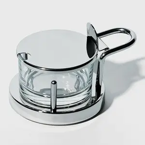ALESSI Ettore Sottsass Parmesan Cheese Cellar - Silver