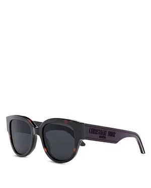 Dior Dior Wildior Bu Butterfly Sunglasses Havana/brown Solid