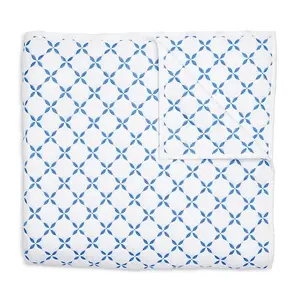 JOHN ROBSHAW Layla Coverlet, Twin - Blue