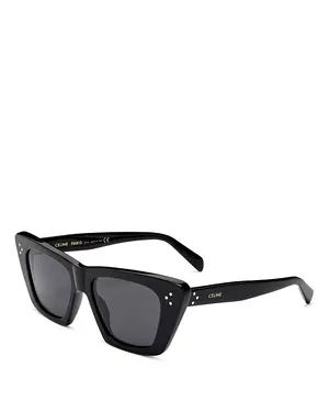 Celine Cat Eye Sunglasses - Black/gray Solid