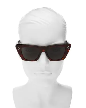 Celine Cat Eye Sunglasses - Havana/gray Solid