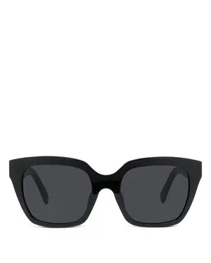 Celine Monochroms Square Sunglasses - Black/gray