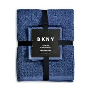 Dkny Quick Dry Towel Set - Denim
