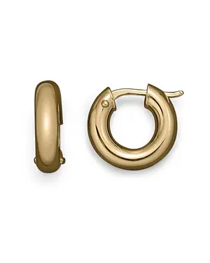 Roberto Coin 18k Yellow Hoop Earrings - Gold